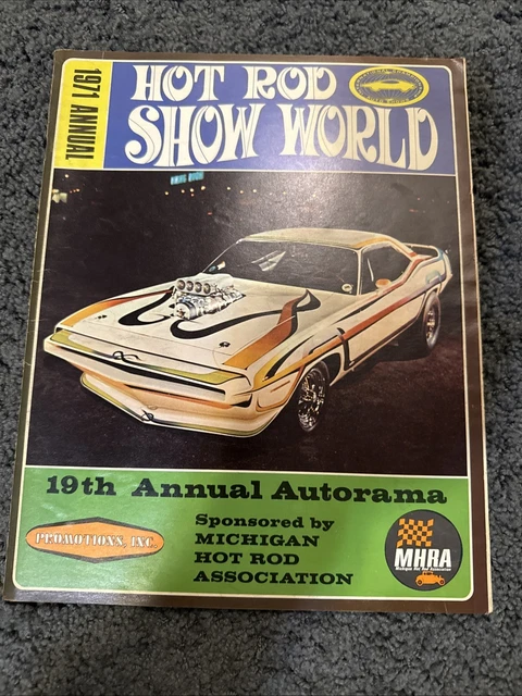 1971 HOT ROD Show World Annual Magazine - Auto Shows International ...