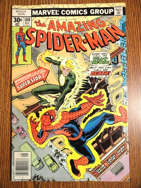 WUNDERVOLL SPIDER-MAN #168 Tod Von Wird O' The Wisp Schlüssel 1st ...