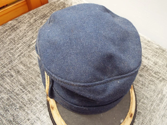 VINTAGE BRITISH RAIL Hat with gold coloured detail, written inside- 28/ ...