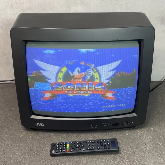 JVC 14& CRT Cube TV Retro Gaming Display Television Screen Monitor ...