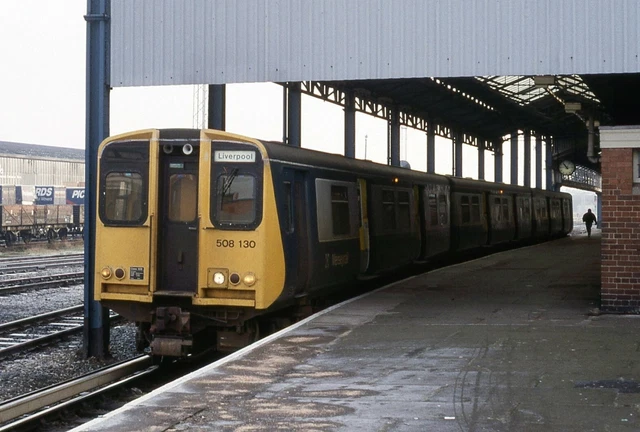 BRITISH RAIL 508130 Class 508 EMU Railway Photo - Merseyrail £1.05 ...