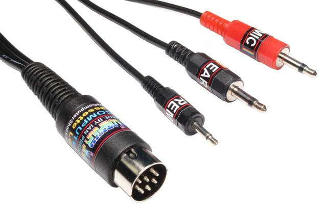 MSX COMPATIBLE COMPUTERS, Cassette Tape Recorder Lead, Cable £10.99 ...