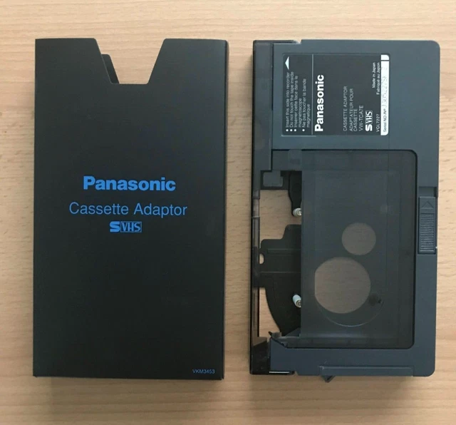 PANASONIC CASSETTE ADAPTOR VW-TCA7E VQL7227 S-VHS-C VHS-C to VHS In ...