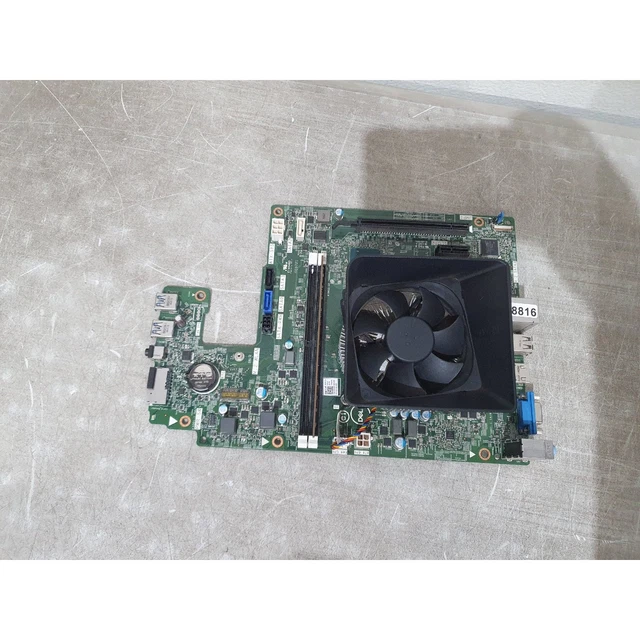 DELL INSPIRON 3268 Desktop Motherboard USB Ethernet 2-Memory Slots DDR4 ...