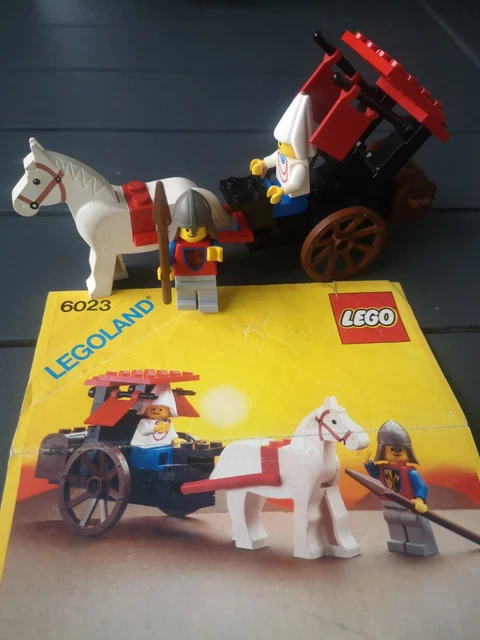 LEGO CASTLE 6023 Maiden's cart 1986 - 100% completo con istruzioni EUR ...