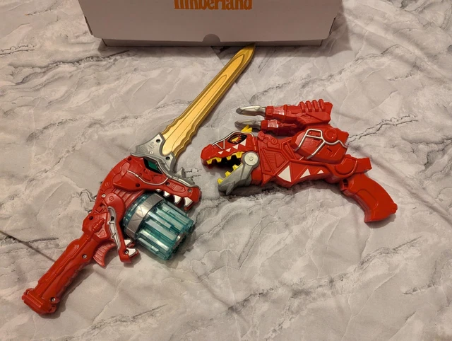 POWER RANGERS DINO Charge Super Drive Sabre Sword & T-Rex Morpher ...