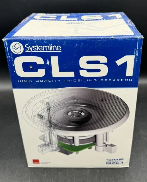SYSTEMLINE CLS 1 High Quality Pair Of In Ceiling Speakers £39.95 ...