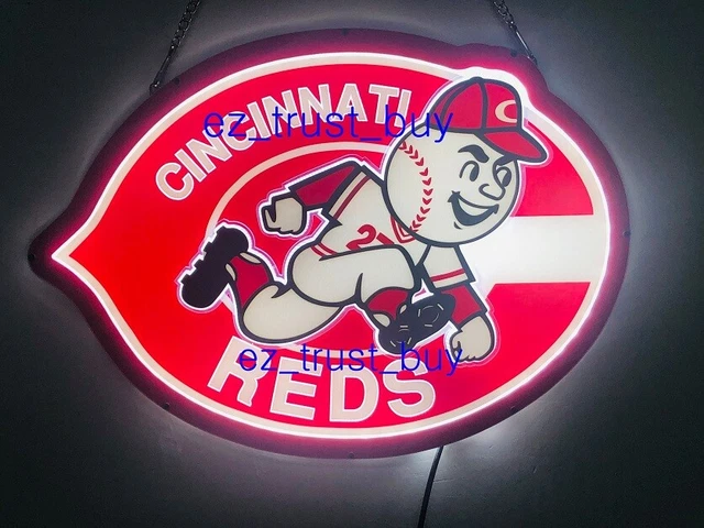 NEW CINCINNATI REDS Light Lamp LED 3D Neon Sign 17" Decor Windows ...