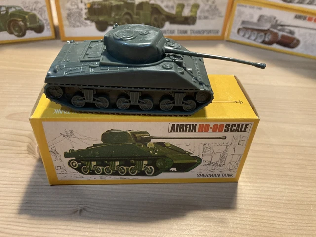 AIRFIX SHERMAN TANK HO-OO Scale Poly Model £10.00 - PicClick UK