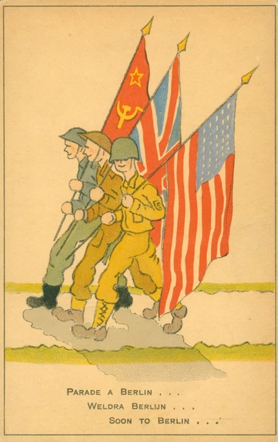 GUERRE 39-45 WW2 Propagande caricature satire PARADE A BERLIN EUR 12,00 ...