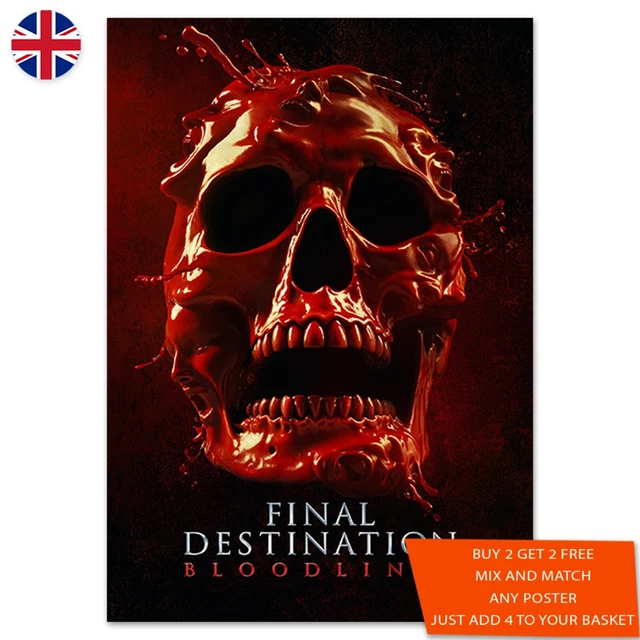 FINAL DESTINATION BLOODLINES Movie Poster Maxi A4 Wall Art TV Show ...