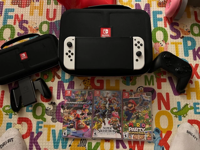 NINTENDO SWITCH OLED Model HEG-001 Handheld Console - 64GB - White ...