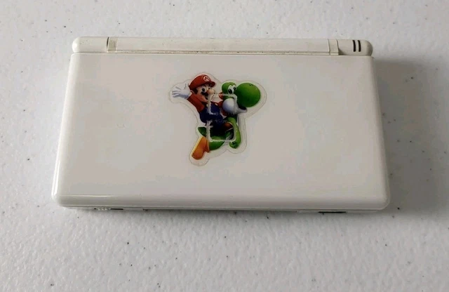 NINTENDO DS LITE Console Bundle - White *W/ Charger & 3x Games - PAL ...