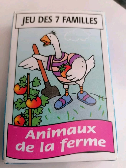 JEU DES 7 FAMILLES. Animaux de la ferme. Complet. Cofalu Kim'play 🇨🇵🇨🇵 ...