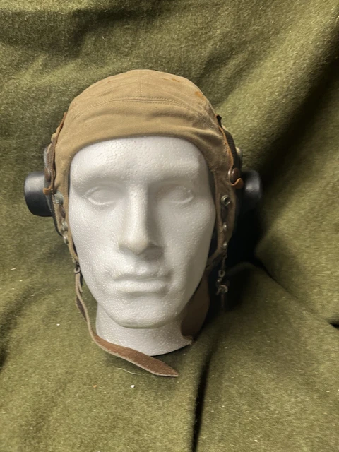 WW2 BRITISH RARE Early Type E Flying Helmet £303.00 - PicClick UK