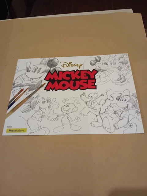 MICKEY MOUSE FOLDER 8 Francobolli 90 Anni Di Topolino Cavazzano 2018 ...
