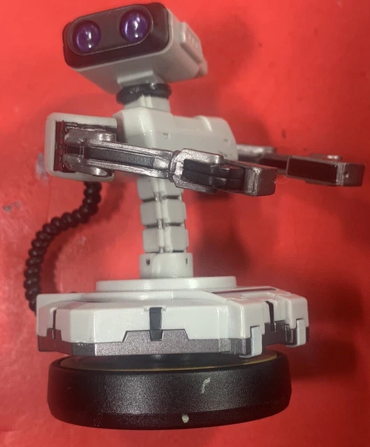 R.O.B. FIGURINE AMIIBO version grise Rob the Robot Nintendo Super Smash ...