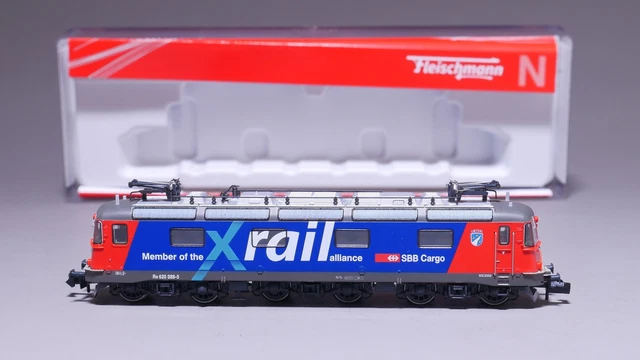 SPUR N FLEISCHMANN 734127 E-Lok Re 620 088-5 SBB Cargo x-rail DSS in OVP #NN_288 EUR 194,90 ...