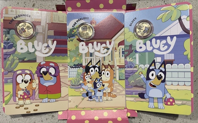 BLUEY - 2024 BLUEY Coin $1 Coloured Uncirculated Coin AUSTRALIA ...