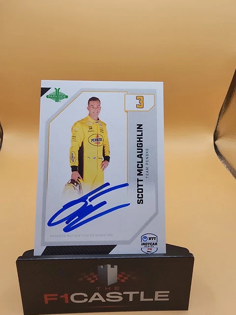 2024 SCOTT MCLAUGHLIN Parkside Indycar Autographed Card INDY 500 ...