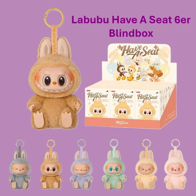 POP MART LABUBU Have A Seat 6er Set Sammlerfiguren Vinyl Box aufgerisse ...