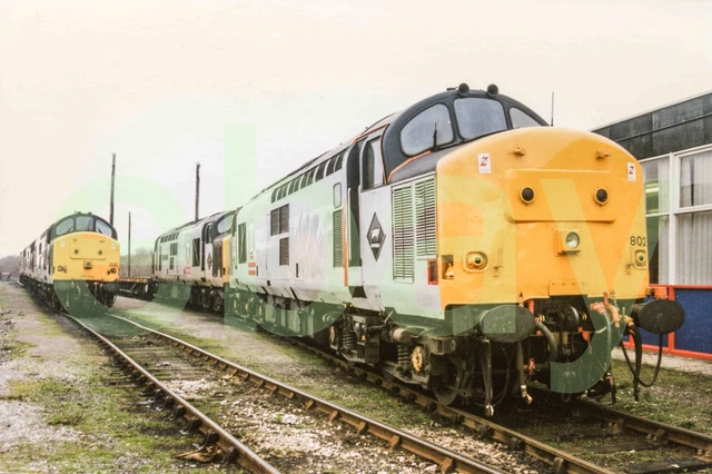 UK RAILWAY PHOTOGRAPH of Class 37 Locomotive 37802. RM37-1863 £1.70 ...