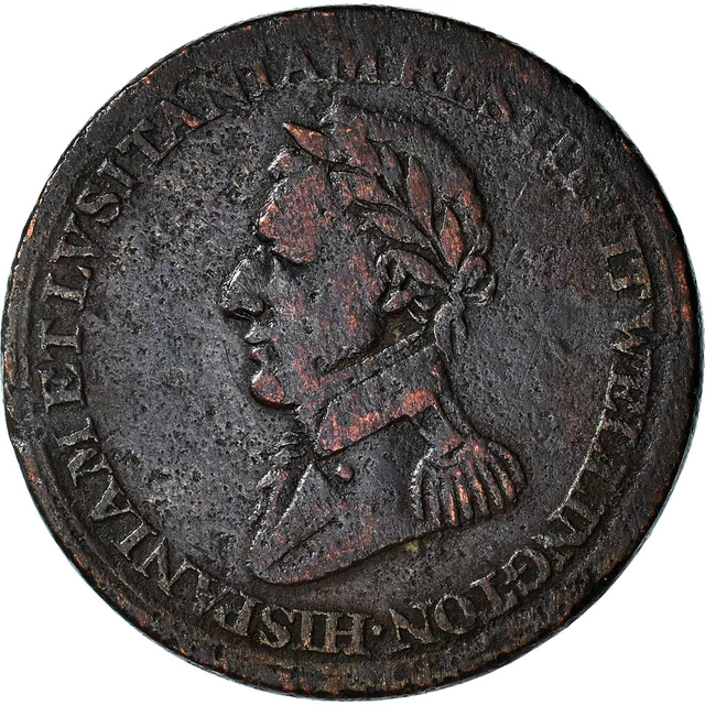 [#182411] UNITED KINGDOM, Token, Great-Britain, Wellington's victory at ...