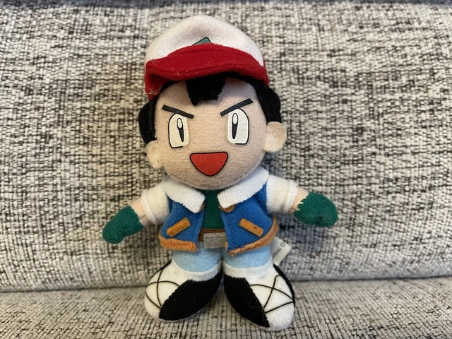 VINTAGE POKÉMON 3 Inch Ash Ketchum Plush Toy Bandai 2001 Uk Rare ...
