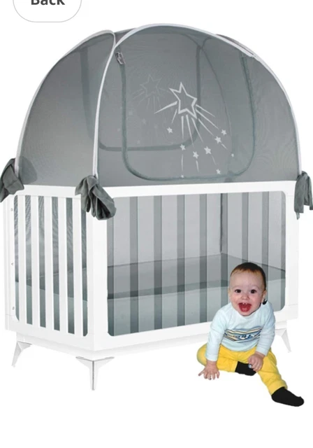 COT NET BABY Crib Tent to Keep Baby from Climbing Out Toddler Proof ...