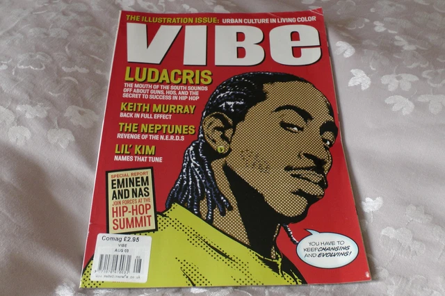 VIBE MAGAZINE AUGUST 2003 Ludacris Keith Murray Rap Hip-Hop £18.40 ...