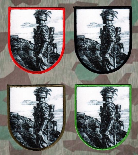 LANDSER NR.1 WAPPEN Aufnäher/Patch Deutschland/Soldat/2.Weltkrieg ...