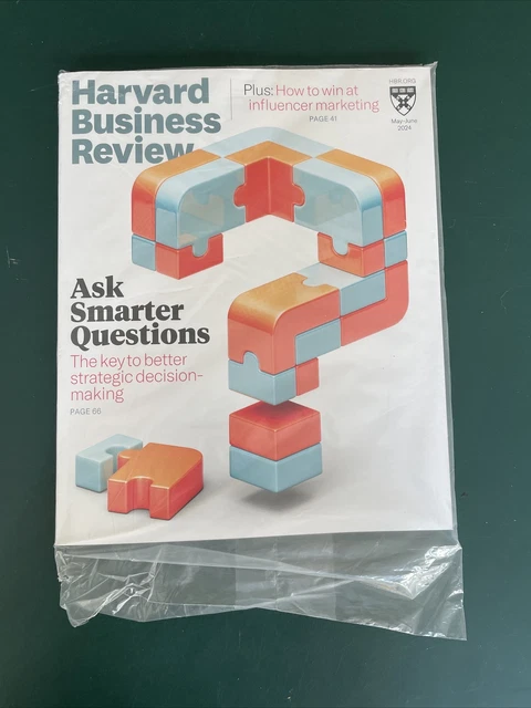HARVARD BUSINESS REVIEW Magazine May-June 2024 Ask Smarter Questions HBR £8.60 - PicClick UK