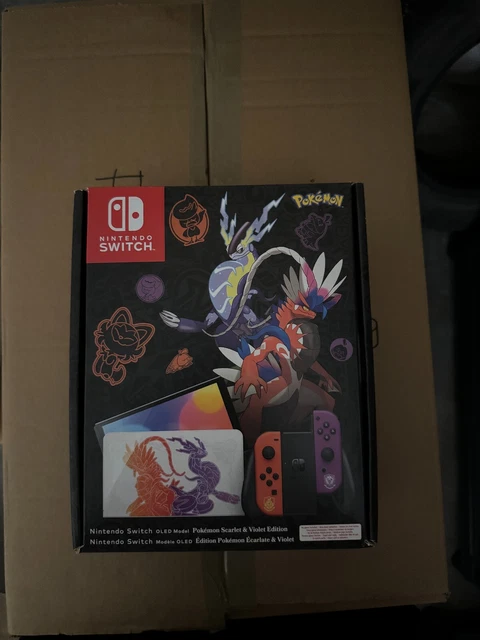 CONSOLE NINTENDO SWITCH OLED Edition Pokémon Ecarlate/ Violet Collector ...