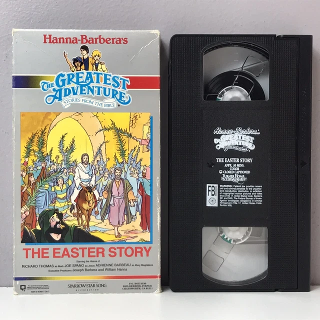 HANNA BARBERA GREATEST Adventure Stories Bible VHS Video Tape Easter ...