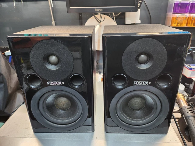 PAIR OF FOSTEX pm0.4 active monitor speakers £250.00 - PicClick UK
