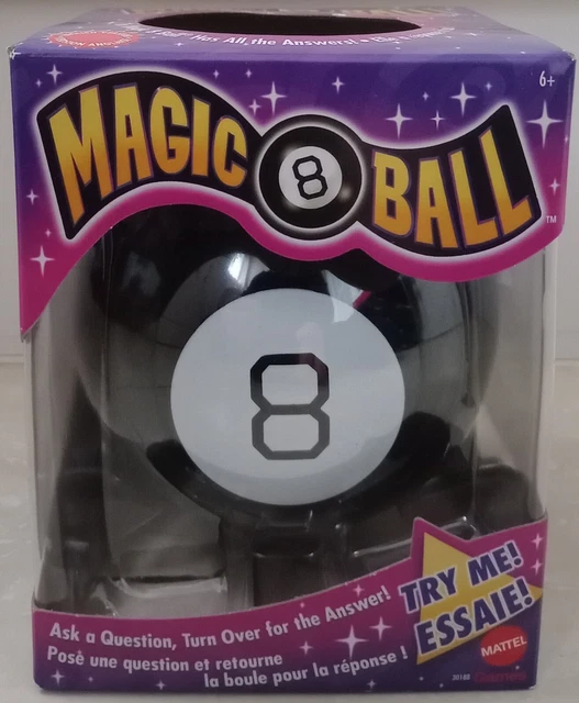 MATTEL MAGIC 8 Ball Fortune Teller Game Questions Answers New Sealed £ ...