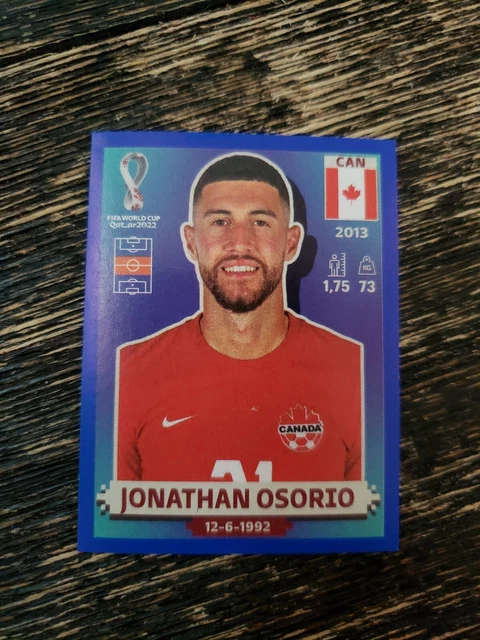 PANINI ROAD TO fifa world cup qatar 2022 stickers Jonathan Osorio Blue Parallel $3.25 - PicClick CA