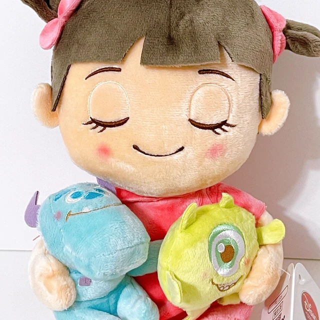 DISNEY PIXAR MONSTERS Inc Boo Sulley Mike Sleeping Soft Plush JAPAN NEW ...