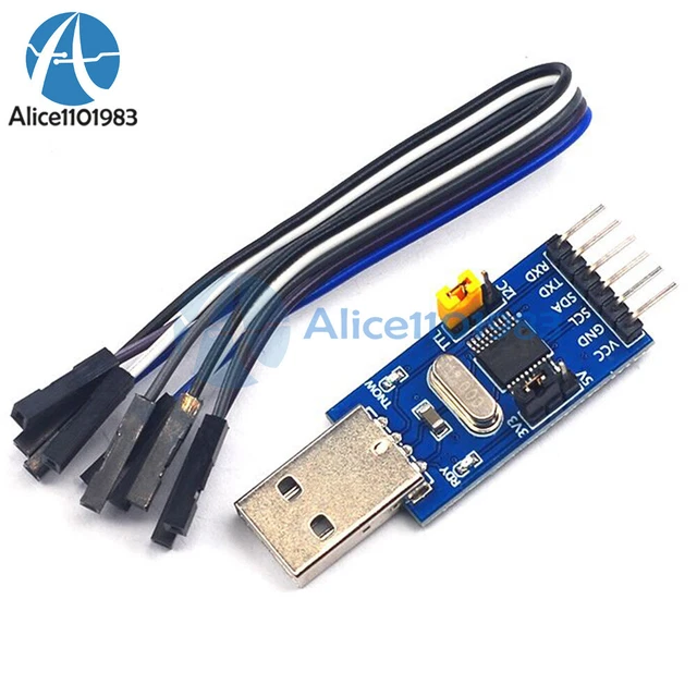 CH341T USB TO I2C/IIC/UART USB to TTL 2 in 1 MCU Serial Port Downloader ...