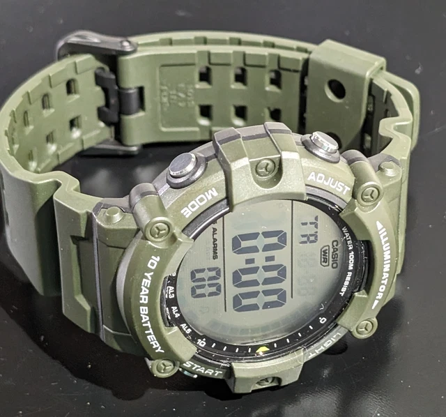 MONTRE CASIO WR ILLUMINATOR montre-bracelet numérique pour homme 3502 ...