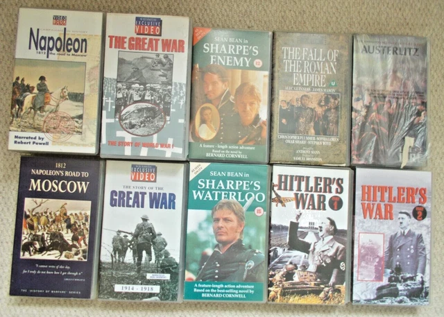 VHS VIDEO TAPES Choose War, Horror ,Sci Fi ,Any 3 for less than £10 ...