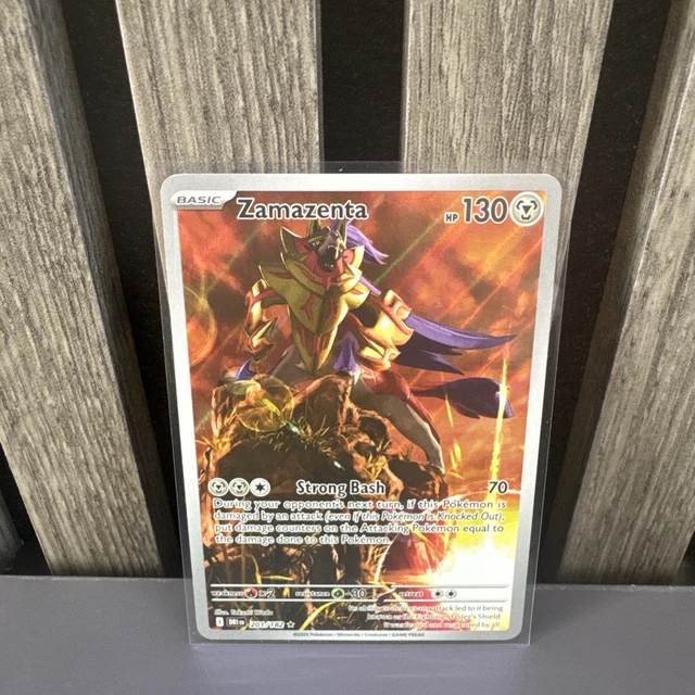 POKÉMON TCG ZAMAZENTA 201/182 Destined Rivals Illustration Rare NM £9. ...