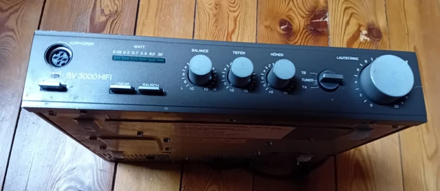 DDR STEREO VOLLVERSTÄRKER SV 3000 HIFI VEB Stern Radio Sonneberg RFT ...