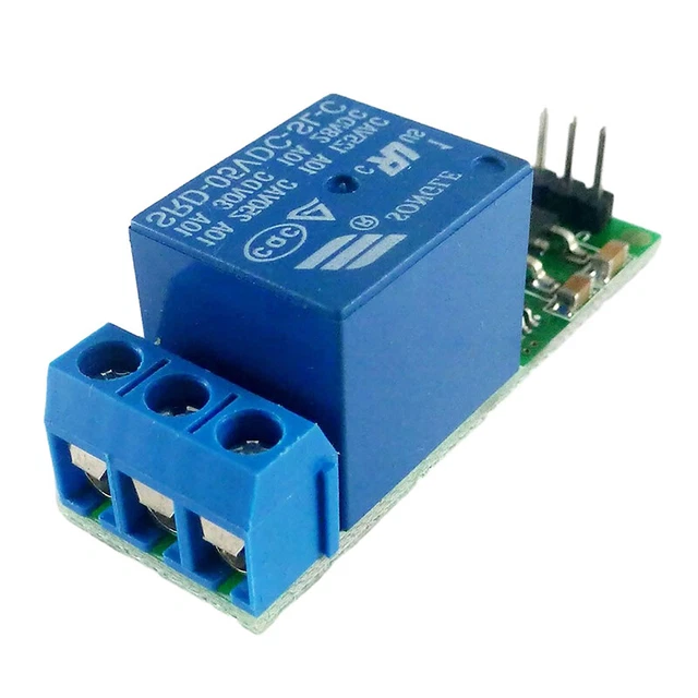DC 6V-24V FLIP-FLOP Latch Relay Module 1 Channel Bistable Self-locking ...