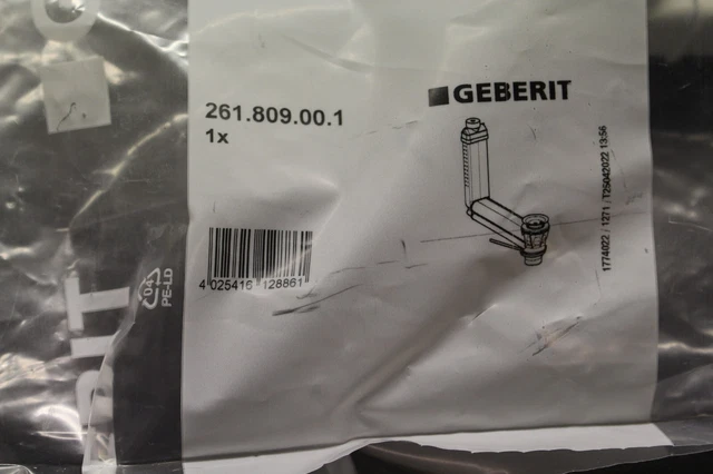 GEBERIT WASCHTISCH ABLAUF Syphon 261.809.00.1+ 212.698.00.0 Neu OVP EUR ...
