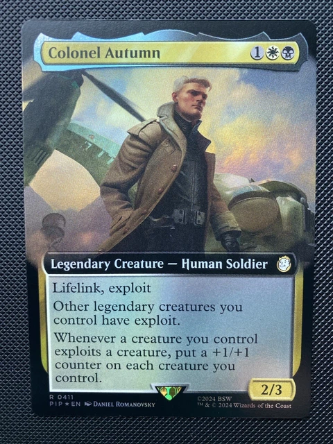 MAGIC: THE GATHERING - Colonel Autumn (art étendu) - Fallout (PIP) EUR ...