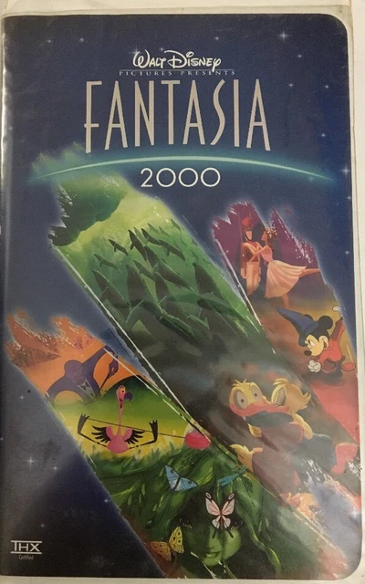 WALT DISNEY FANTASIA 2000 Vhs-Tested-Rare Vintage Collectible-Ships N ...