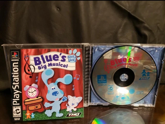 BLUES CLUES PS1 PlayStation Big Musical THQ Tested $11.20 - PicClick CA