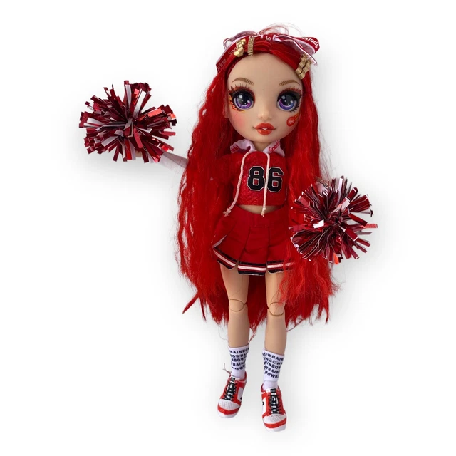 RAINBOW HIGH RUBY Anderson Cheerleader Doll *Complete* MGA Articulated ...