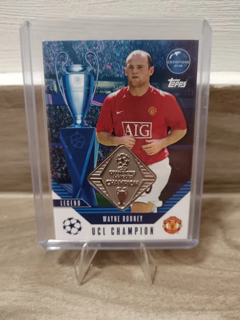 TOPPS MATCH ATTAX 2024/25 24/25 2025 Wayne Rooney Ucl Champion Legend relic card EUR 45,00 ...